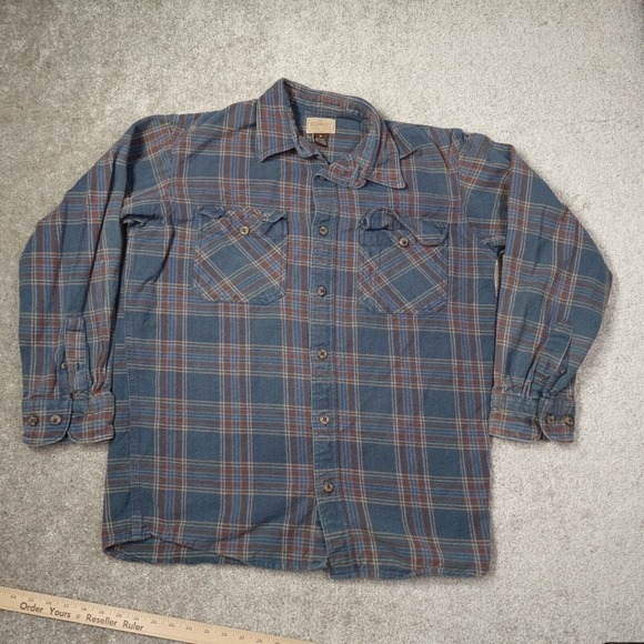 schmidt | Shirts | Ce Schmidt Workwear Flannel Mens Medium Long Sleeve ...